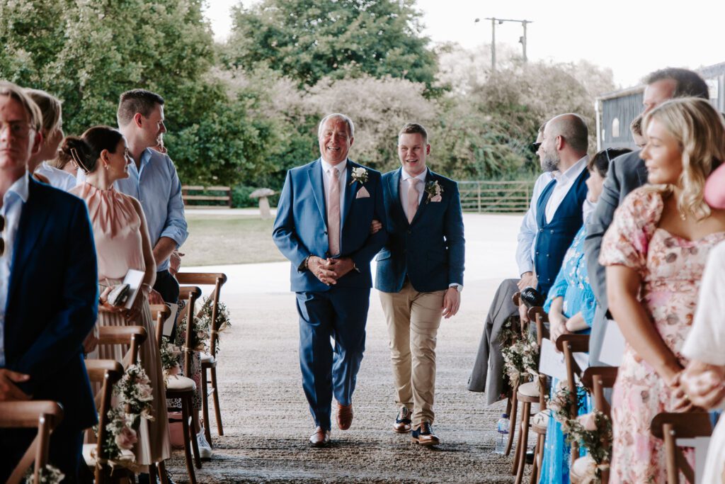 Barn at Brookend Green Farm wedding photographer: Toby & Josh's ...